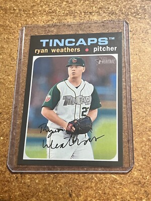 2020 Topps Heritage Minors Baseball # 88 Ryan Weathers | eBay