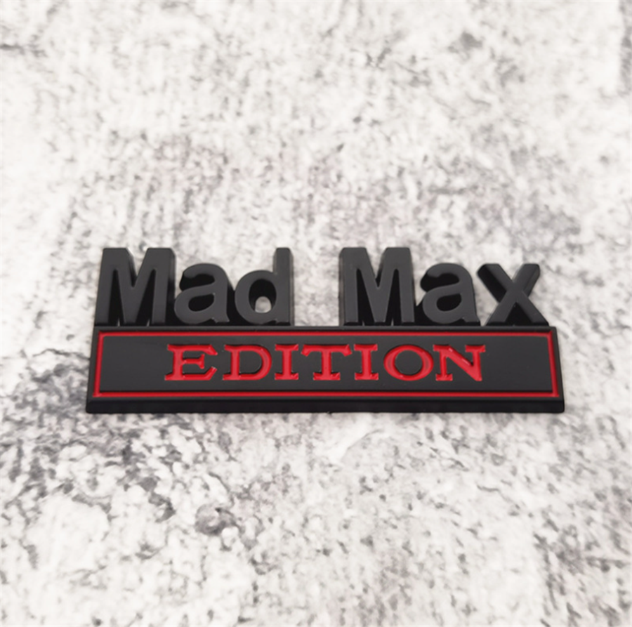 2PCS New Mad Max Edition Emblem Car Badges Badass 3D Sticker Decal HOT ...