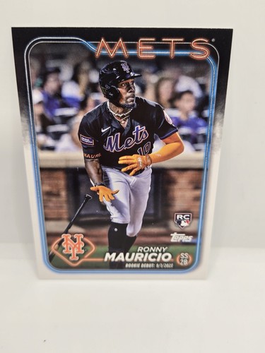 2024 Topps Update Ronny Mauricio ROOKIE #US157 - New York Mets Baseball ...