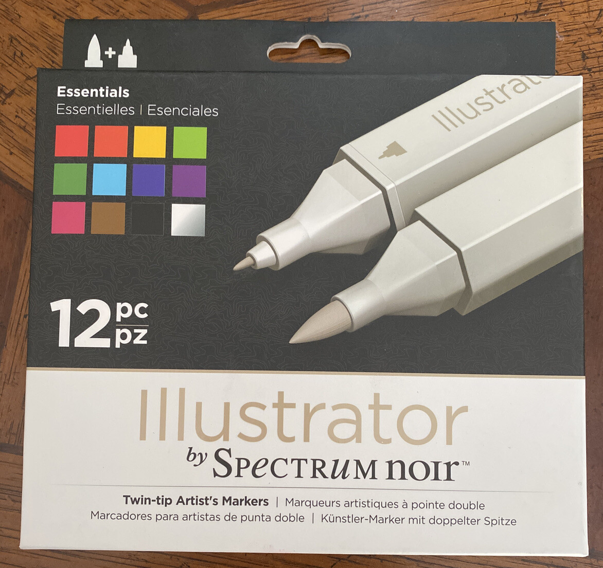 New Spectrum Noir Illustrator 12 Piece Twin-tip Artist's Markers ...