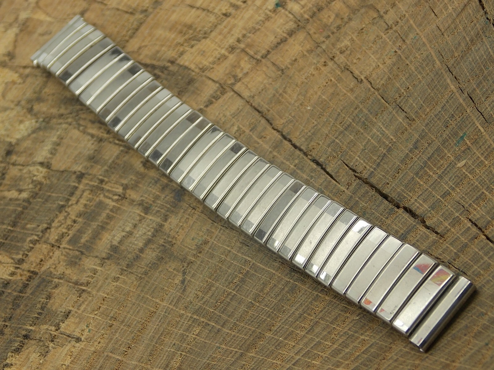 Stainless Steel Vintage Expansion Watch Band 16mm 5/8" Mens Unused NOS ...