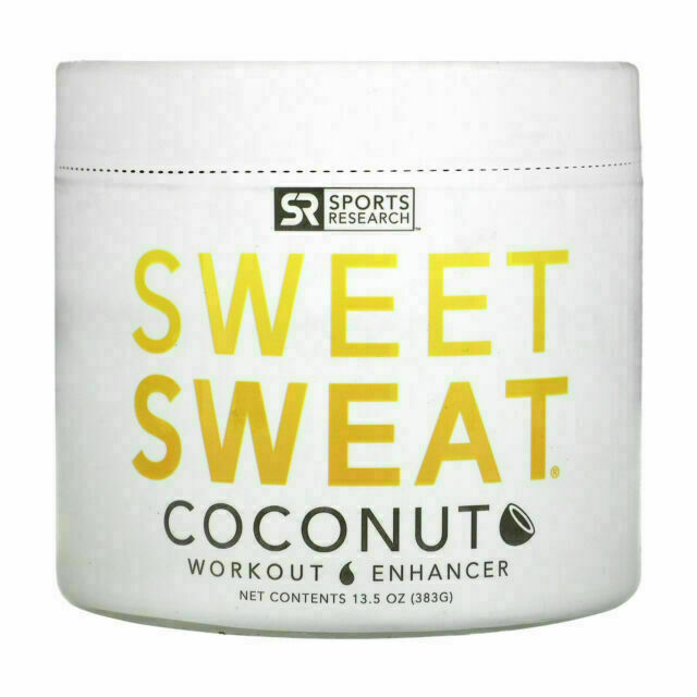 Sports Research Sweet Sweat Coconut Workout Enhancer Gel Jar - 13.5oz ...