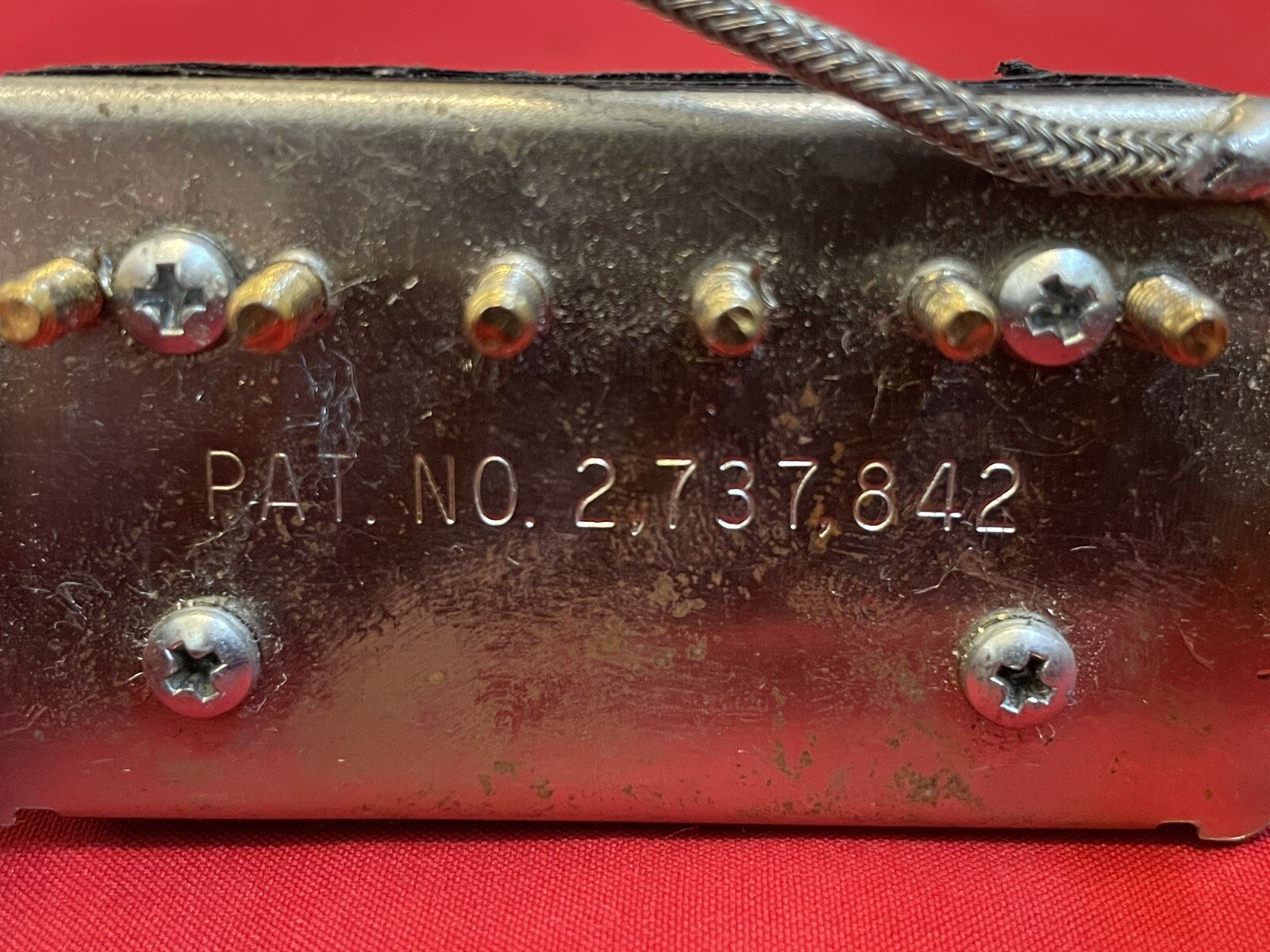 1980s USA GIBSON HUMBUCKER Guitar PICKUP Patent Les Paul Explorer V 8 ...