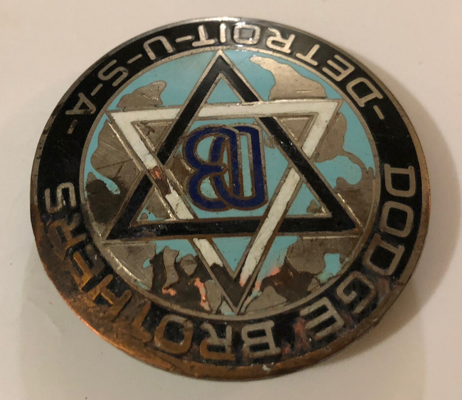 1917~1925 DODGE BROTHERS DIE CAST RADIATOR BADGE/EMBLEM | eBay