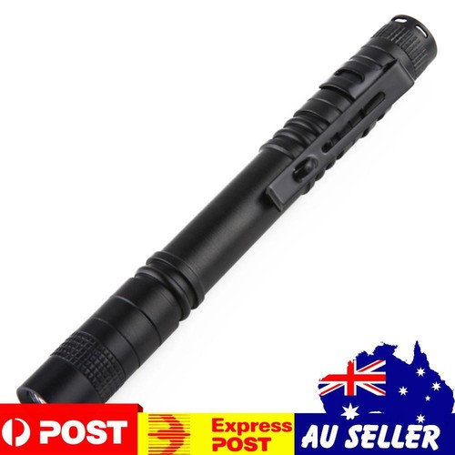 Pen Light Mini Portable LED Flashlights Waterproof Switch Camping ...