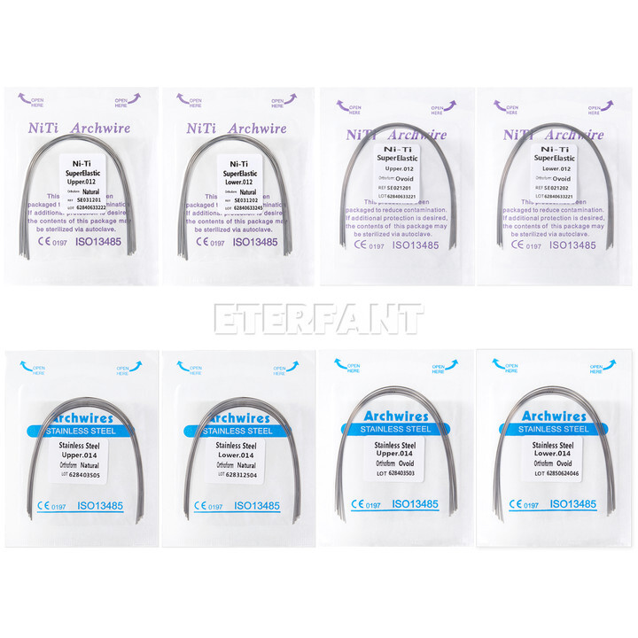 10PCs ETERFANT Dental Ortho Arch Wire Super Elastic NiTi/Stainless ...