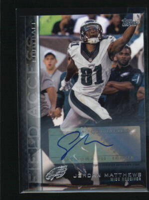 JORDAN MATTHEWS 2015 TOPPS #53 FIELD ACCESS AUTOGRAPH AUTO AG3631 | eBay