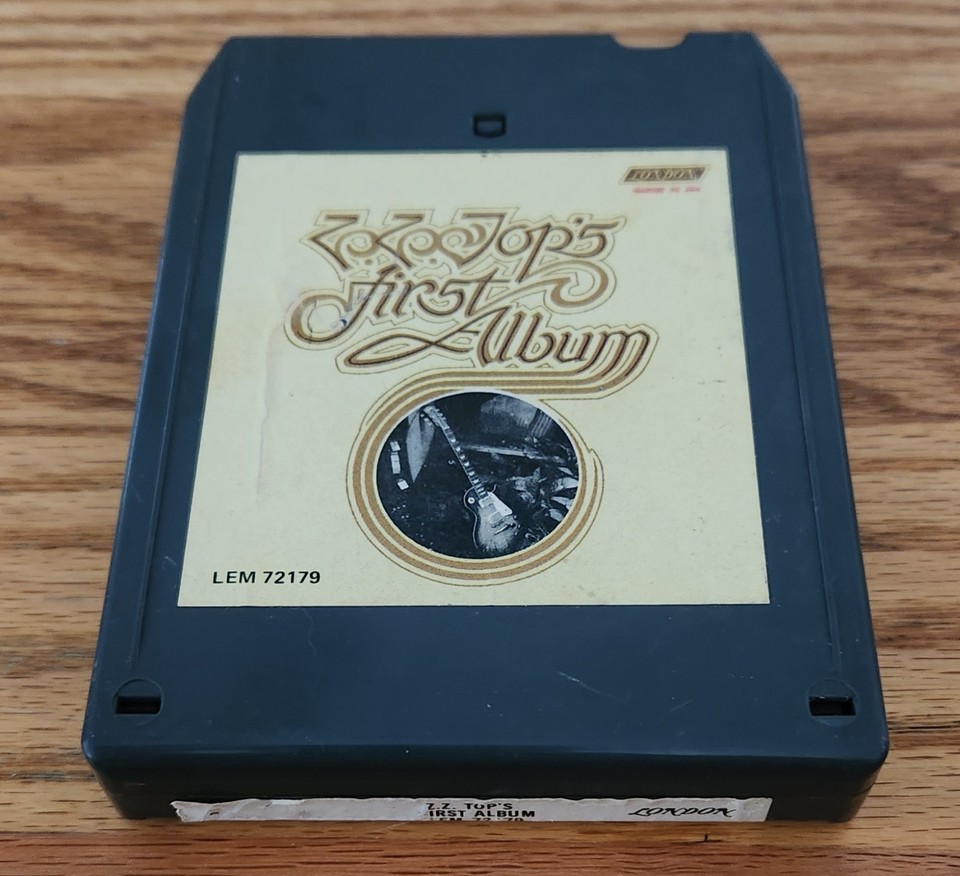 ZZ Top's First Album 8 Track Tape Tested Serviced w New Foil Splice ...