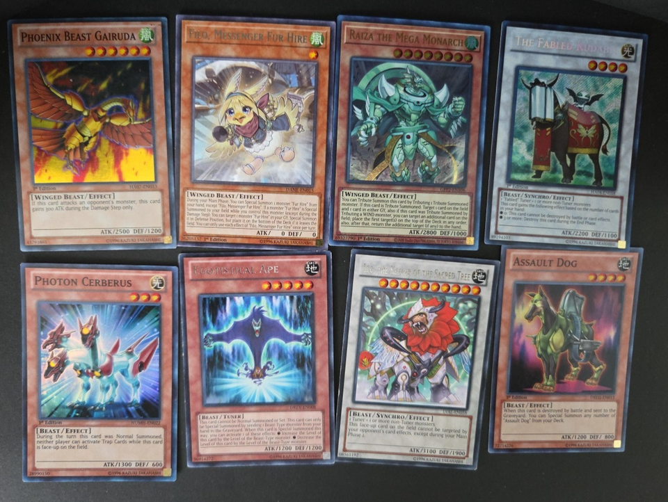 Yu-Gi-Oh! Beast and Winged-Beast 39 Card Mixed Lot Ultra Rare Modern ...