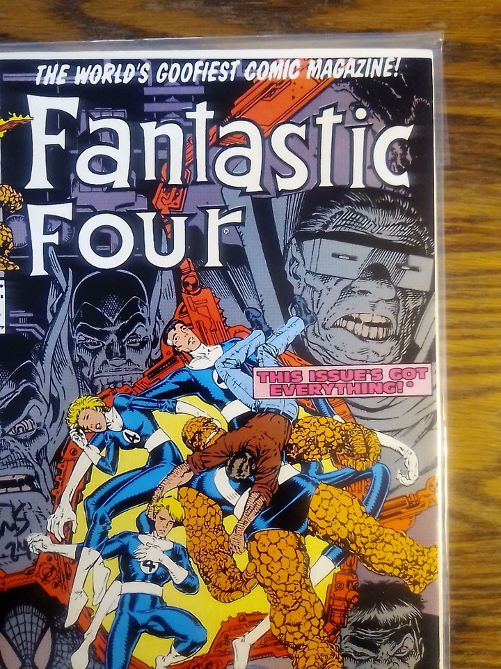 Fantastic Four #347 KEY ISSUE 1st Team Appearance SIGNED BY "Art Adams ...
