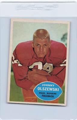 1960 Topps #125 Johnny Olszewski Redskins EX/MT *DA-A1128 | eBay Australia
