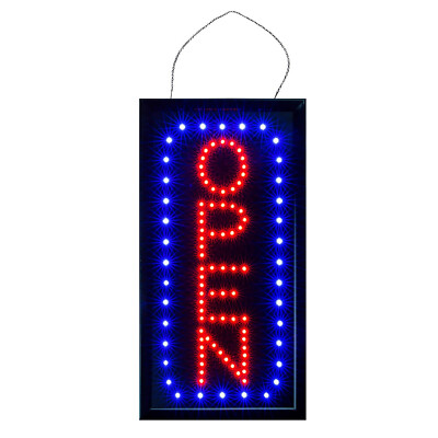 Animated Motion Ultra Bright OPEN Business Sign Store LED Neon Light ...