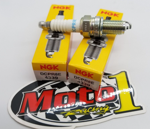 QTY-2 NGK Spark Plug - Removable Top- ATV Dirt Bike - KTM 450 XC - DCPR8E 4339 | eBay