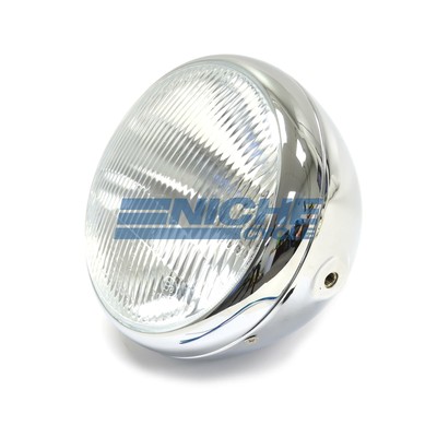 Lucas Style 7" Side Mount Headlight Vintage British Switch Warning ...