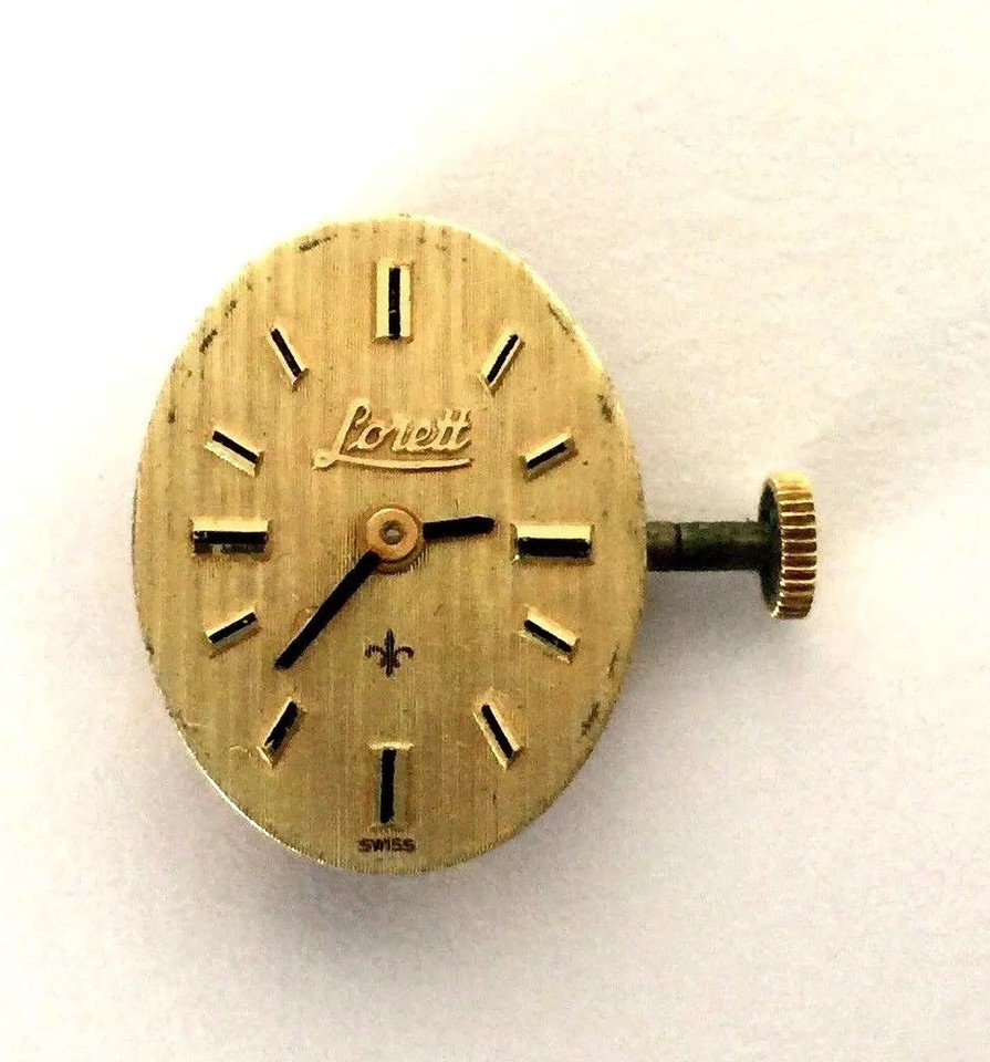 VINTAGE LORETT CORLETTO INC LADIES WATCH MOVEMENT SWISS 17 JEWELS FLEUR ...