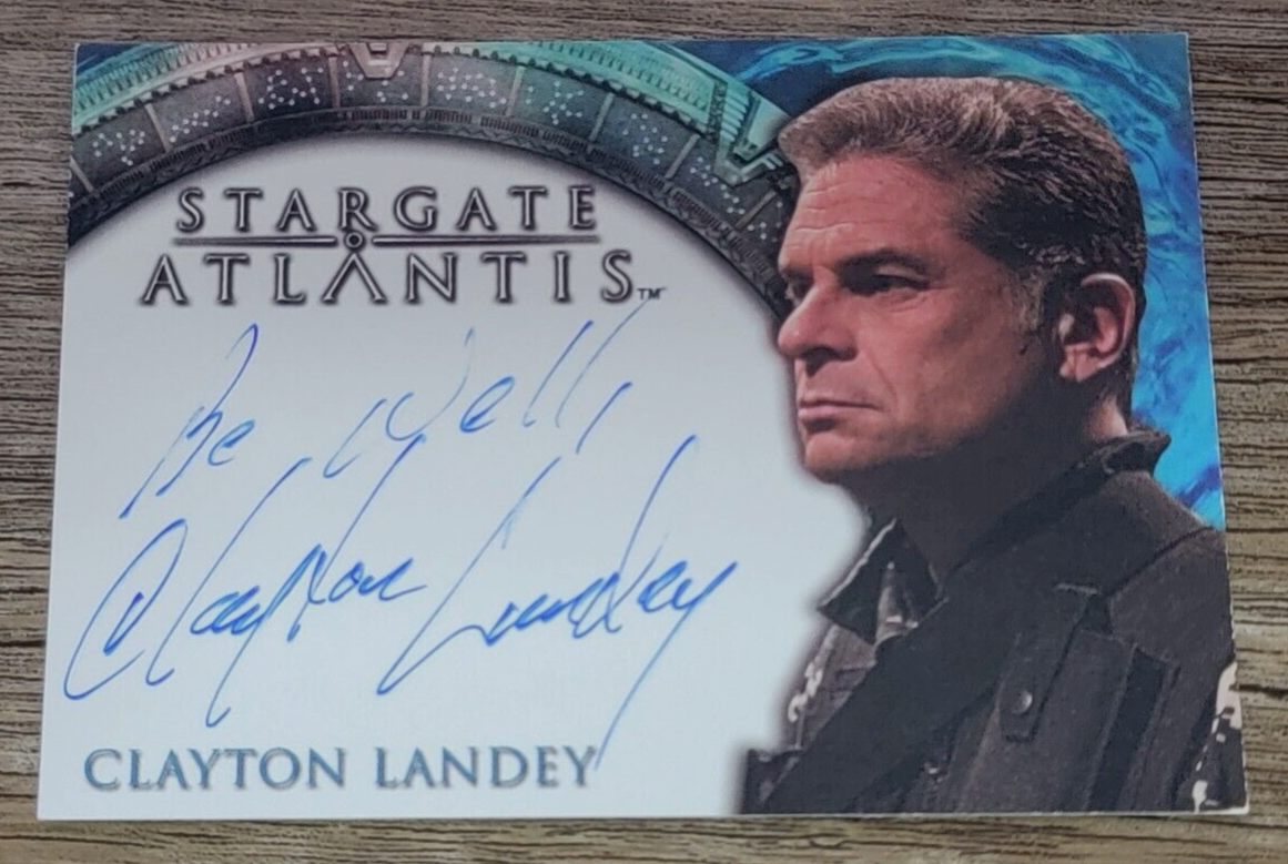 Clayton Landey Autograph 2024 Panini Spectra Football Checklist, Team