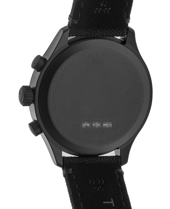 New Tissot Chrono XL Green Dial Fabric Strap Men's Watch T116.617.37 ...