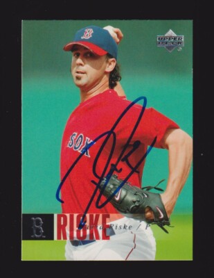 2006 UD #538 David Riske BOSTON RED SOX SIGNED AUTOGRAPH AUTO COA | eBay