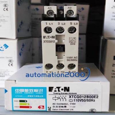 1pc New EATON XTCG012B00E2 AC110V AC contactor XTCG012 110V/50/60Hz ...