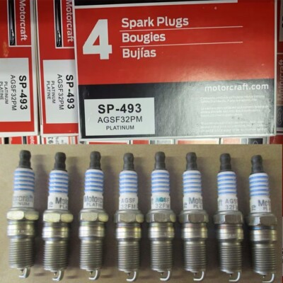 8Pcs SP493 Platinum Spark Plugs AGSF32PM Fits For Motorcraft Ford 4.6L ...
