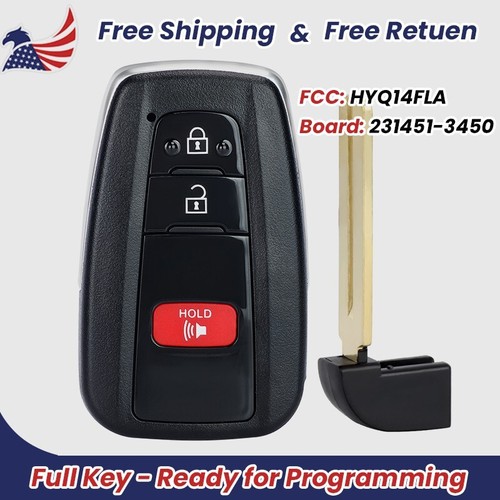 for Toyota 4Runner 2021 - 2023 Smart Keyless Remote Key Fob 231451-3450 ...