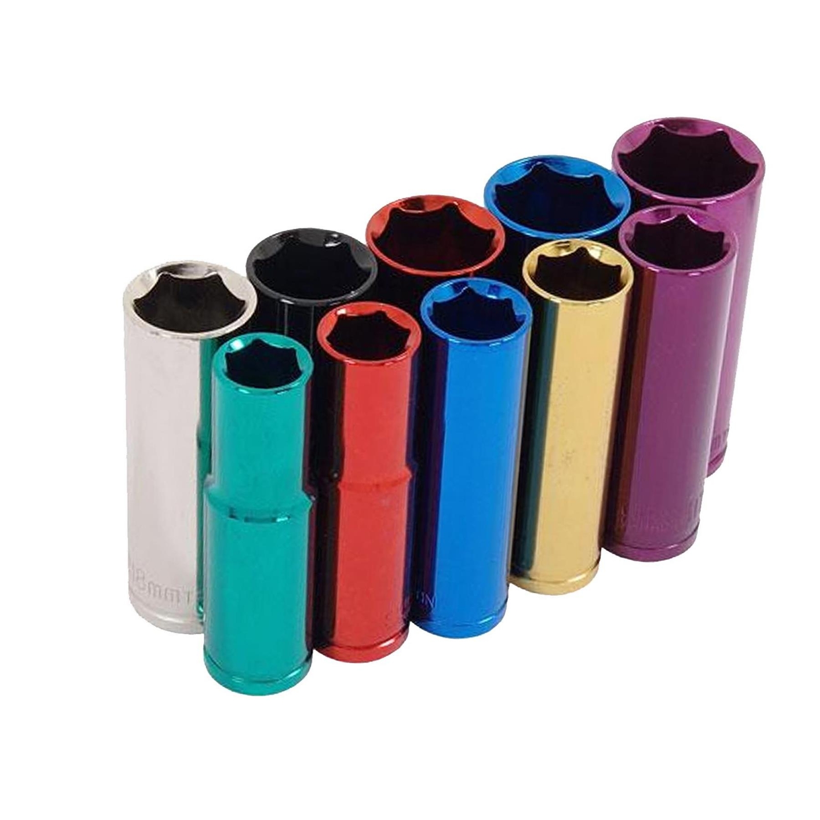 Deep Sockets Set 1/2” Drive Long Reach Socket Wheel Wrench Nut Multi ...