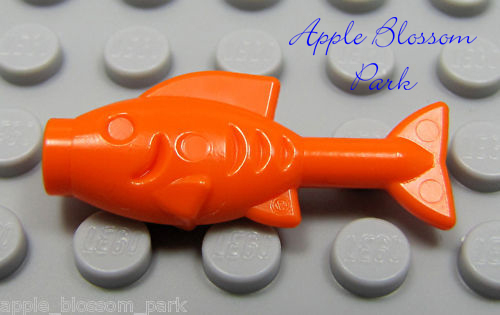NEW Lego Minifig Orange GOLDFISH Animal Pirate Food - 10218 Minifigure ...
