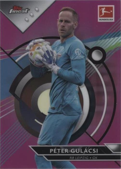 2022-23 Topps Finest Bundesliga - Peter Gulacsi #90 Pink Refractor /300 ...
