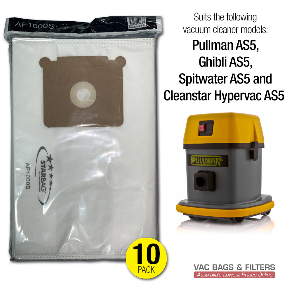 Pullman AS5, Ghibli AS5 and Hypervac AS5 Synthetic Vacuum Cleaner Bags ...