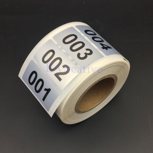 5000 Labels From 1 To 5000 Consecutive Number Stickers Waterproof ...