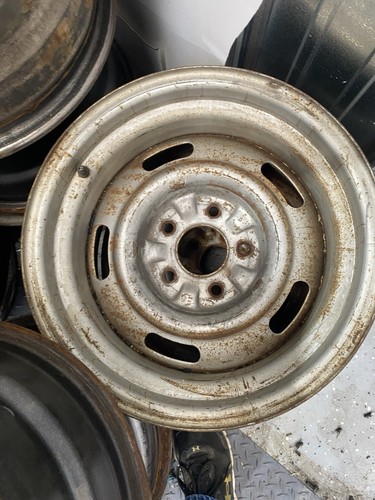 Single Corvette Rally Wheel 15x8” Five Lug 4x4.75 Bolt Pattern Disc ...