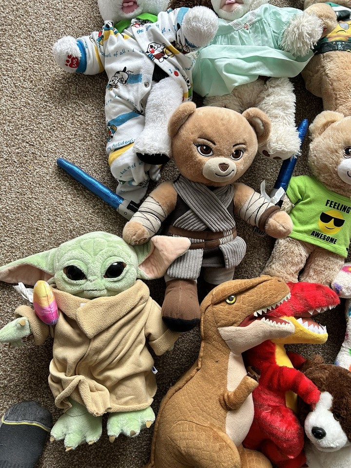 Bundle Of 10 Build A Bear Workshop Soft Plush Collectable Teddy Bears ...