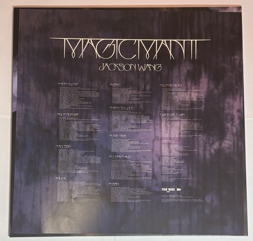 Jackson Wang - Magic Man 2 Vinyl Record Signed Cover (READ) | eBay