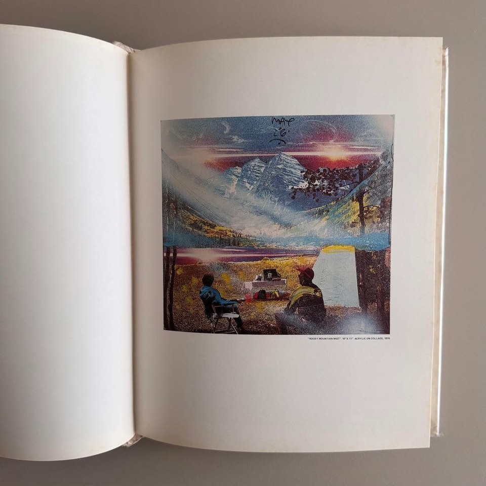 Peter Max "Paints America" Art Book Collage Painting Drawing From Japan ...