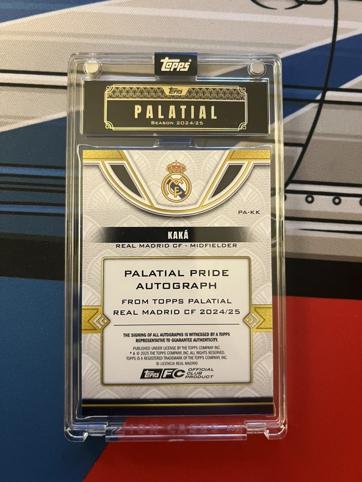 Kaka Auto /25 Topps Palatial Real Madrid CF 2024/2025 English Autograph ...