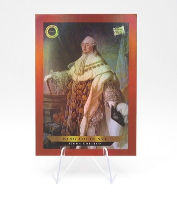 King Louis XVI 2024 Pieces of the Past 1700's Red Rainbow Parallel #'d ...
