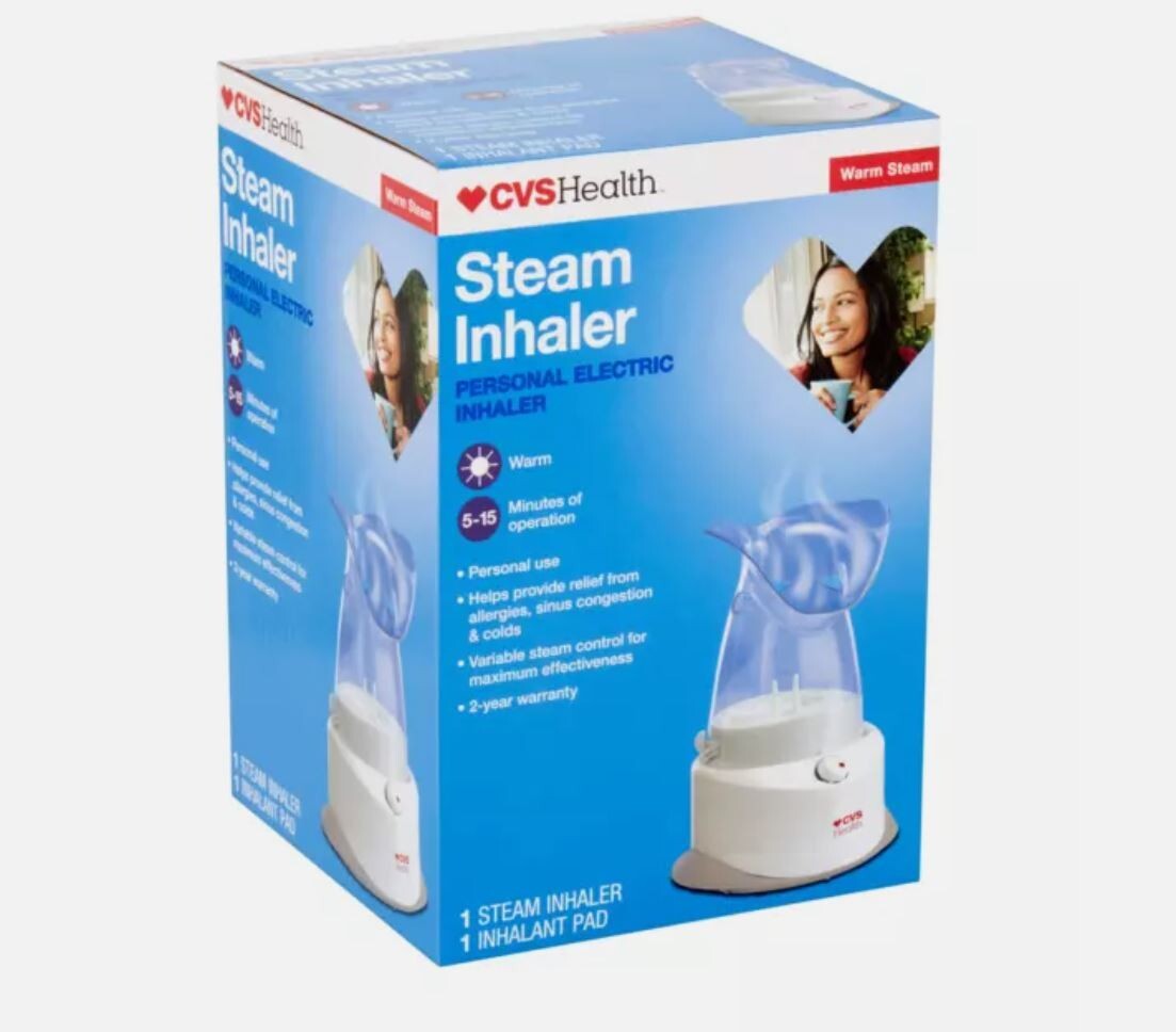 CVS Health Personal Electric Steam Inhaler Humidifier Inhaler Hydration ...