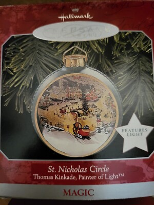 1998 Hallmark St. Nicholas Circle lighted Ornament NIB | eBay