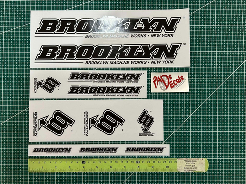 Brooklyn Machine Works sticker decals Black | eBay