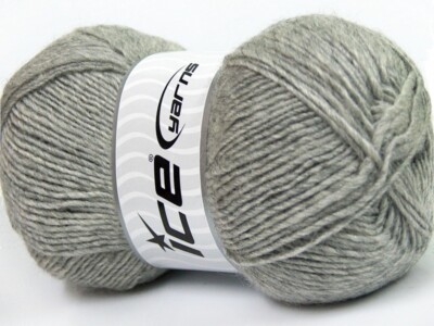 4-Skein Lot Mirage Yarn light wool 4x100g/300m Light Grey | eBay