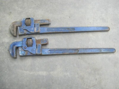TRIMONT 22 INCH PIPE WRENCH SET OF TWO | eBay