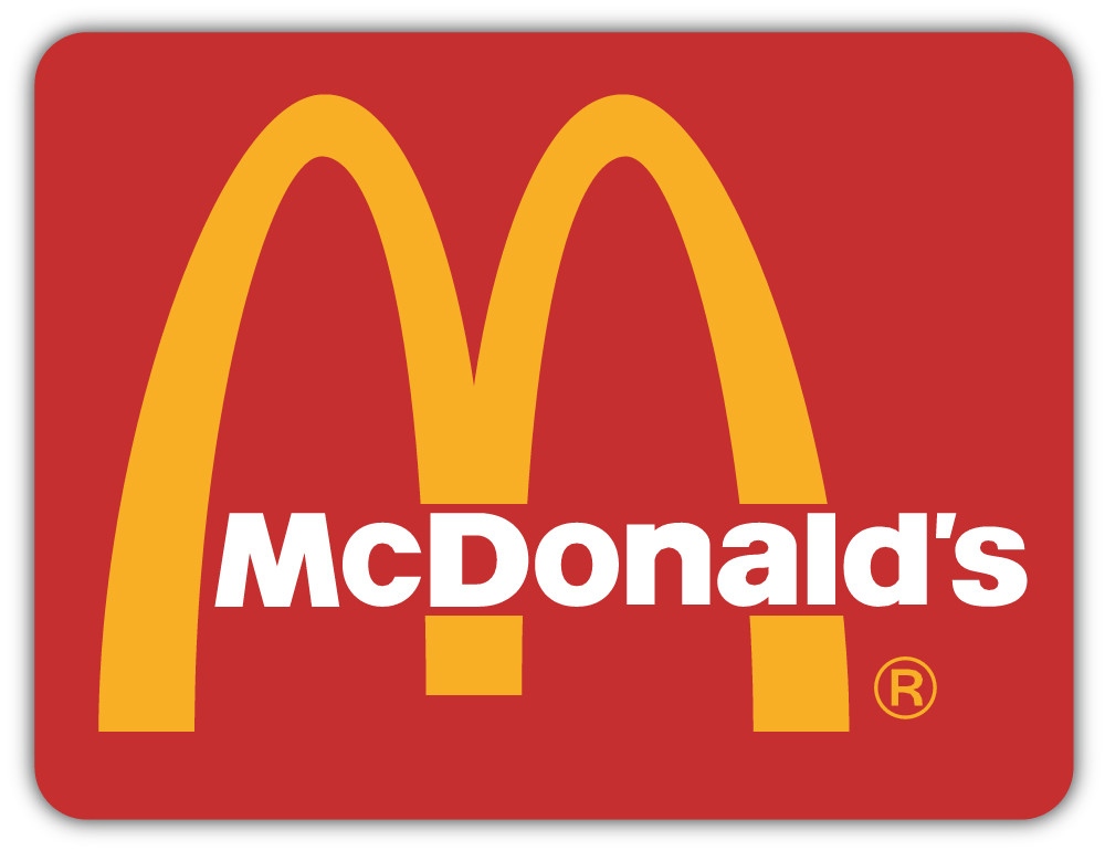 McDonald's Logo Sticker Car Bumper Decal - 3'', 5'' or 6'' | eBay