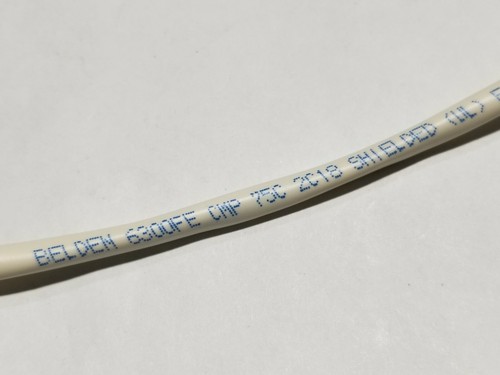 Belden Wire 6300FE 18/2C Shielded Media Control/Audio Cable Plenum ...