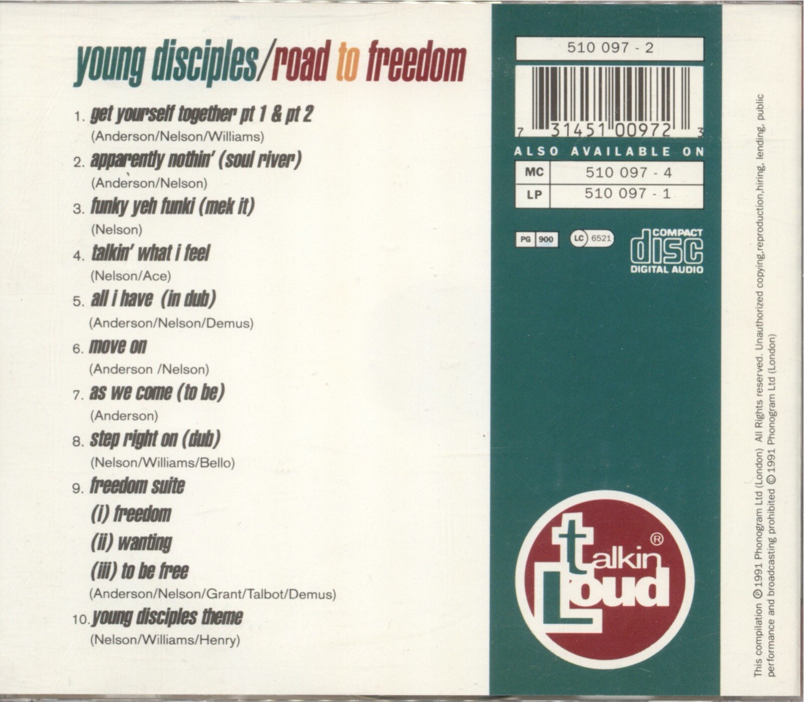 Young Disciples - Young Ideas CD | eBay