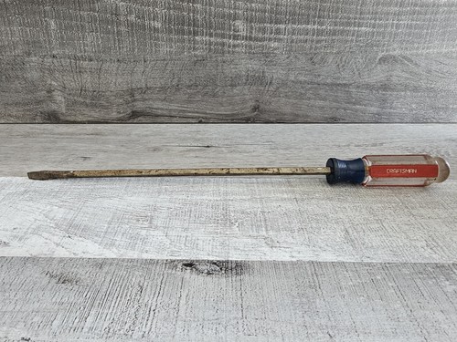 Vtg Craftsman 1/4" Forged USA 41585 K WF Flathead Screwdriver 16" L | eBay