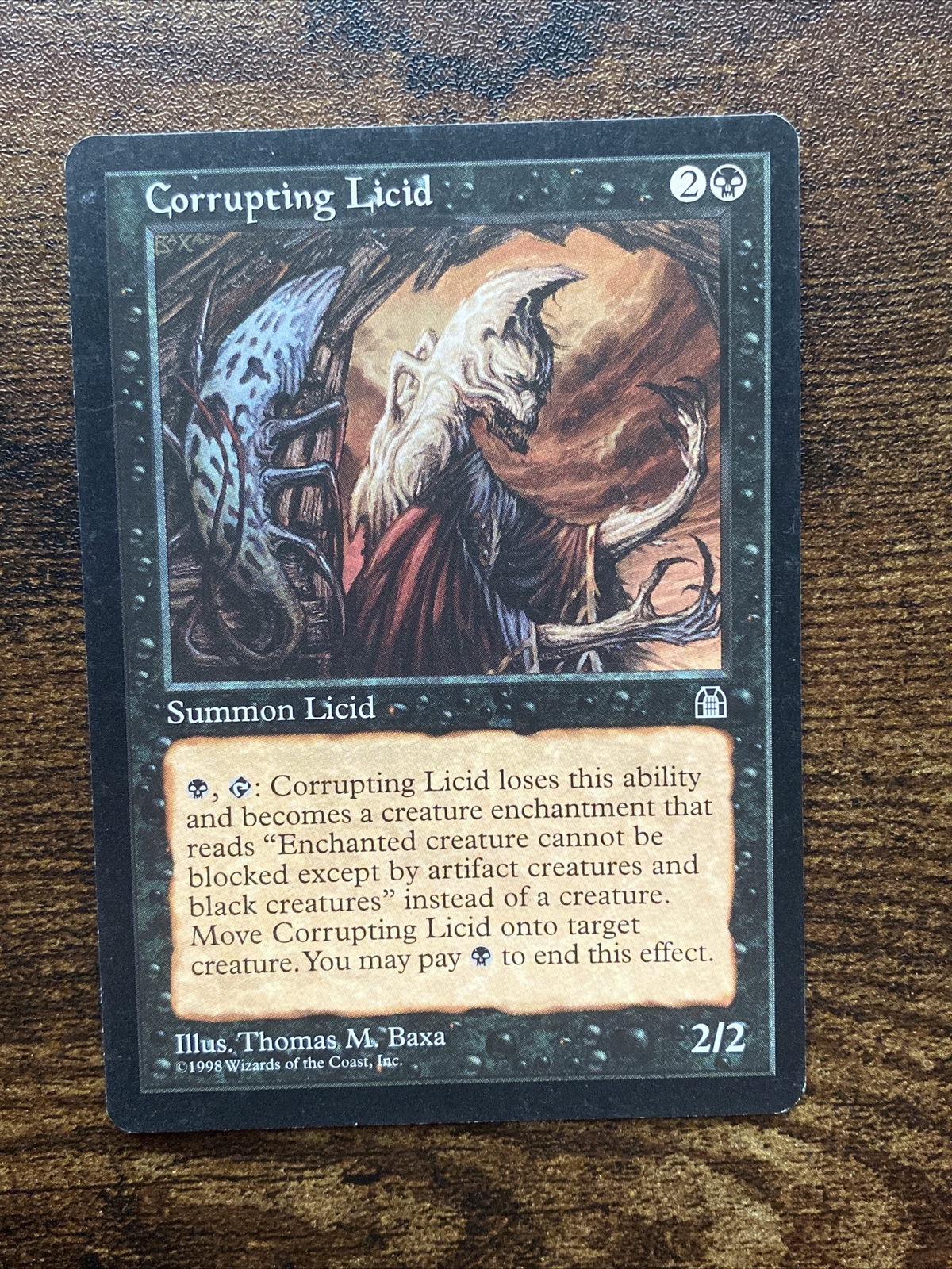 Corrupting Licid Stronghold MTG Magic The Gathering D9522* | eBay