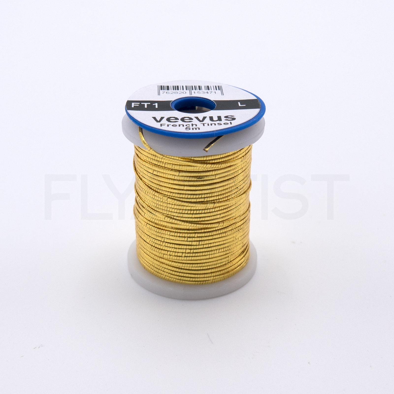 VEEVUS FRENCH TINSEL - Fly Tying Material Spool - Copper Gold Silver in ...