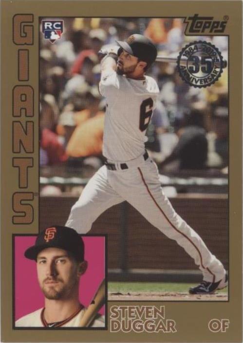 2019 Topps - 1984 Topps Baseball Rookies Steven Duggar #84R-SD Gold /50 ...
