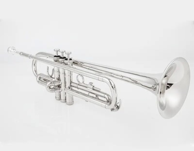 High Quality Brass Bb Trumpet Silver for Jazz Ensemble Brass Orchestra ...