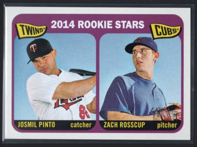 Josmil Pinto Zach Rosscup 2014 Topps Heritage #201 Rookie | eBay